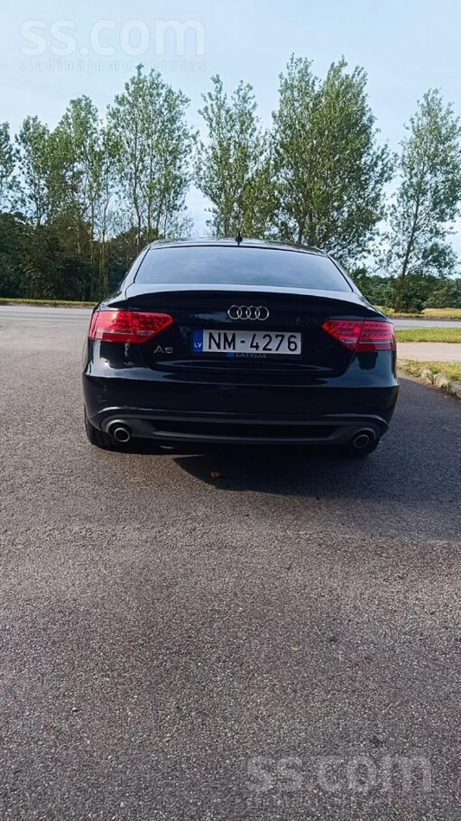 Melns Audi A5 2010 Liepāja, ar dzinēja tilpumu 2.70 L un nobraukumu 285 tūkst. km par 8800 €, foto 7 vietnē AUTOMOTO.COM.LV