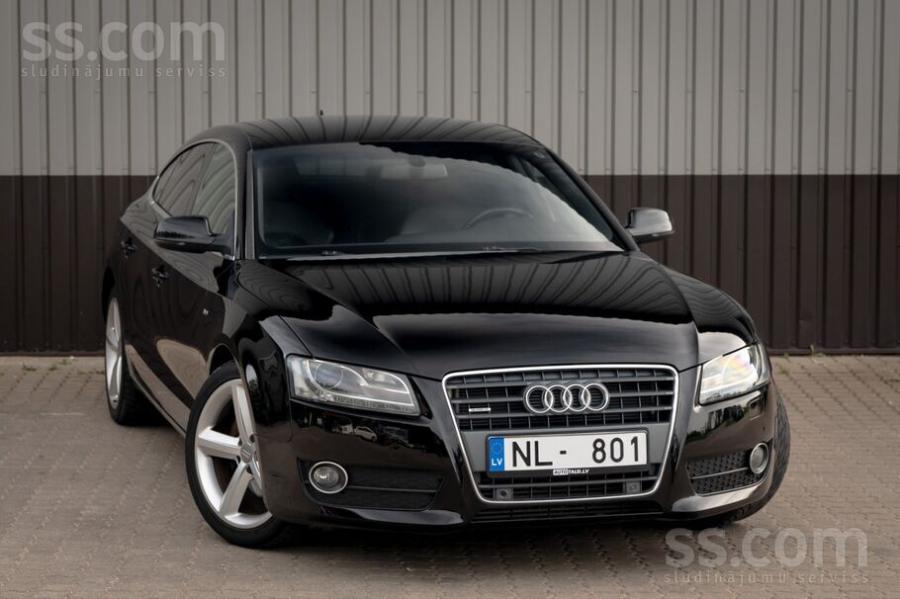 Melns Audi A5 2011 Talsi, ar dzinēja tilpumu 2.00 L un nobraukumu 224 tūkst. km par 7490 €, foto 1 vietnē AUTOMOTO.COM.LV
