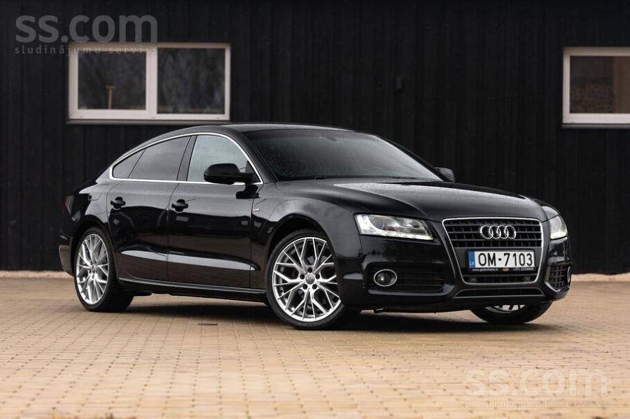 Black Audi A5 2011 in Jelgava, with an engine capacity of 2.00 L and mileage of 256 thousand km for 8900 €, photo 3 on AUTOMOTO.COM.LV