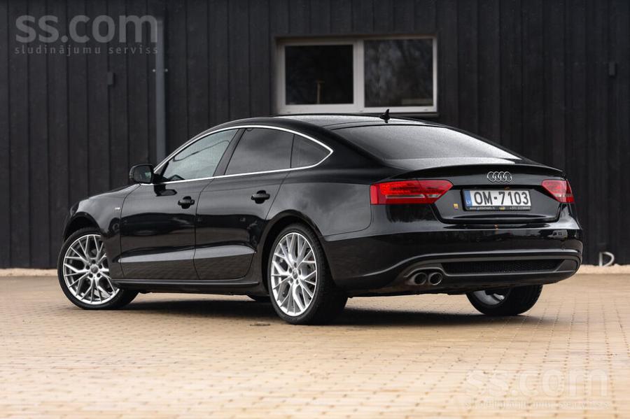 Black Audi A5 2011 in Jelgava, with an engine capacity of 2.00 L and mileage of 256 thousand km for 8900 €, photo 5 on AUTOMOTO.COM.LV