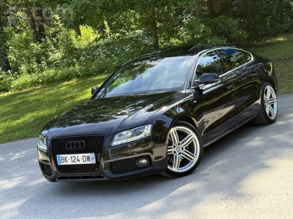 Black Audi A5 2011 in Jurmala, with an engine capacity of 2.00 L and mileage of 0 thousand km for 7950 €, photo 1 on AUTOMOTO.COM.LV