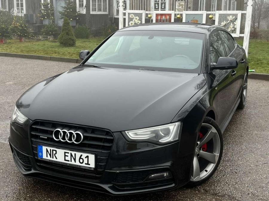 Black Audi A5 2012 in Raseiniai, with an engine capacity of 3.00 L and mileage of 275 thousand km for 10950 €, photo 2 on AUTOMOTO.COM.LV