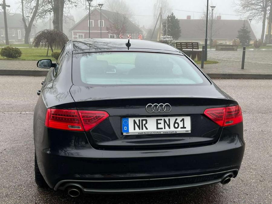 Black Audi A5 2012 in Raseiniai, with an engine capacity of 3.00 L and mileage of 275 thousand km for 10950 €, photo 7 on AUTOMOTO.COM.LV
