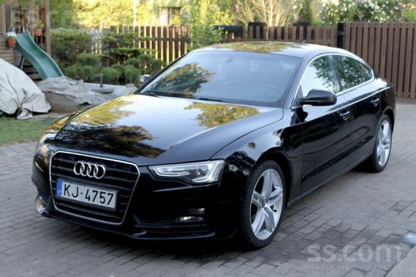 Black Audi A5 2012 in Jelgava, with an engine capacity of 1.80 L and mileage of 350 thousand km for 7300 €, photo 4 on AUTOMOTO.COM.LV