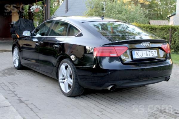 Black Audi A5 2012 in Jelgava, with an engine capacity of 1.80 L and mileage of 350 thousand km for 7300 €, photo 5 on AUTOMOTO.COM.LV