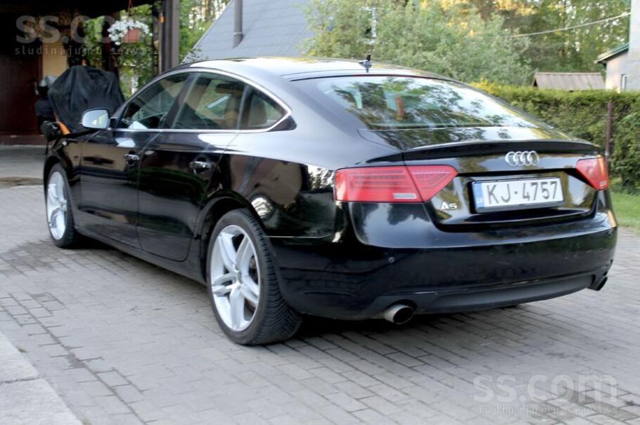 Черный Ауди А5 2012 в Елгава, объемом двигателя 1.80 л и пробегом 350 тыс. км за 7300 €, фото 6 на AUTOMOTO.COM.LV