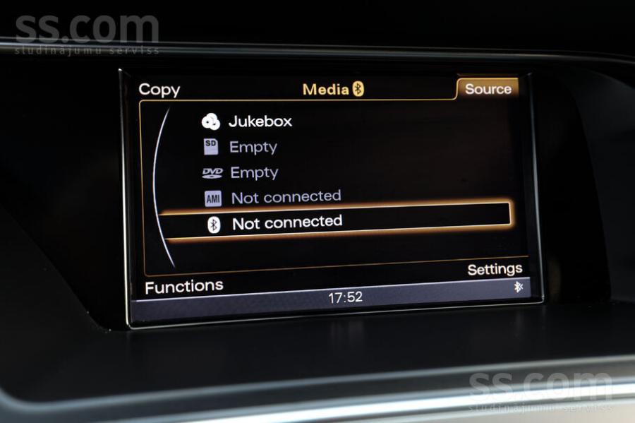 Черный Ауди А5 2012 в Елгава, объемом двигателя 2.00 л и пробегом 0 тыс. км за 10350 €, фото 16 на AUTOMOTO.COM.LV