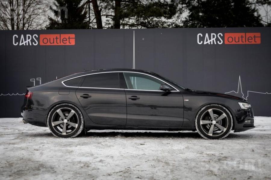Black Audi A5 2013 in Riga, with an engine capacity of 3.00 L and mileage of 277 thousand km for 11990 €, photo 5 on AUTOMOTO.COM.LV
