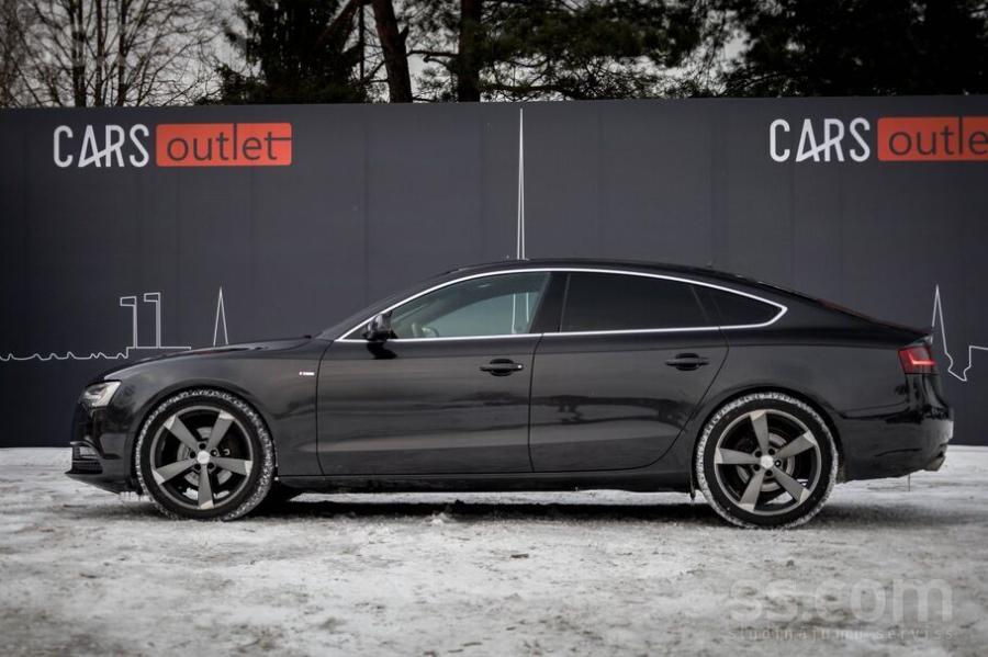 Black Audi A5 2013 in Riga, with an engine capacity of 3.00 L and mileage of 277 thousand km for 11990 €, photo 6 on AUTOMOTO.COM.LV