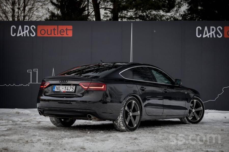 Black Audi A5 2013 in Riga, with an engine capacity of 3.00 L and mileage of 277 thousand km for 11990 €, photo 8 on AUTOMOTO.COM.LV