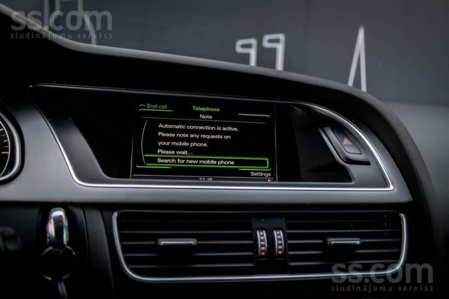 Black Audi A5 2013 in Riga, with an engine capacity of 3.00 L and mileage of 277 thousand km for 11990 €, photo 22 on AUTOMOTO.COM.LV