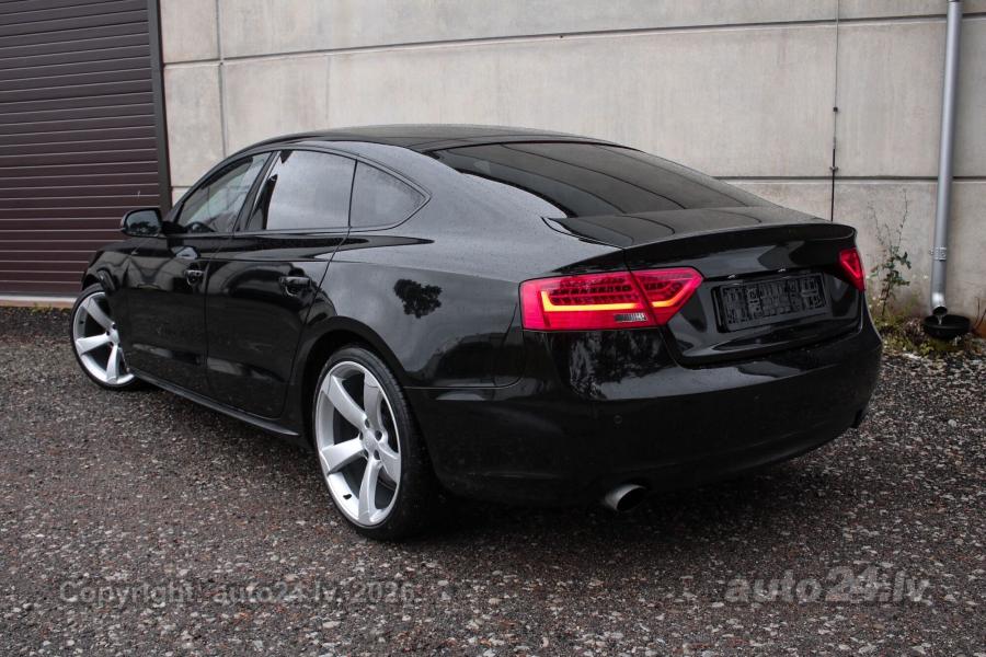 Black Audi A5 2013 in Tallinn, with an engine capacity of 1.80 L and mileage of 272 thousand km for 8900 €, photo 4 on AUTOMOTO.COM.LV