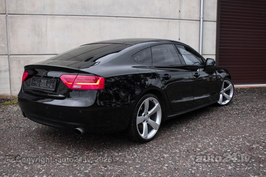 Black Audi A5 2013 in Tallinn, with an engine capacity of 1.80 L and mileage of 272 thousand km for 8900 €, photo 5 on AUTOMOTO.COM.LV