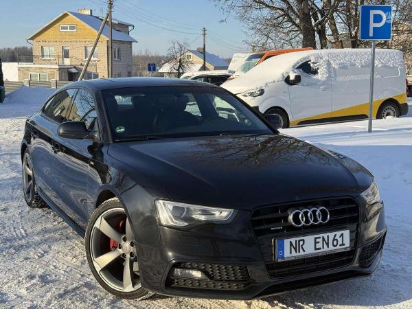Black Audi A5 2014 in Raseiniai, with an engine capacity of 3.00 L and mileage of 274 thousand km for 10450 €, photo 2 on AUTOMOTO.COM.LV