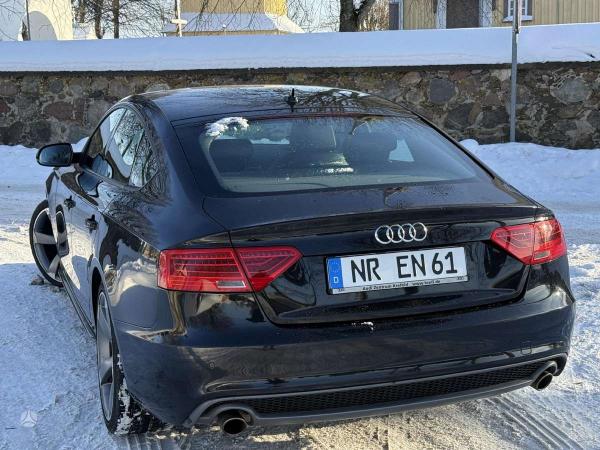 Black Audi A5 2014 in Raseiniai, with an engine capacity of 3.00 L and mileage of 274 thousand km for 10450 €, photo 6 on AUTOMOTO.COM.LV