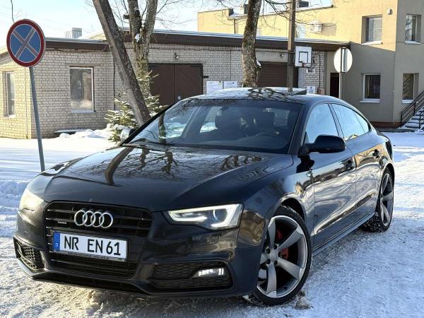 Black Audi A5 2014 in Raseiniai, with an engine capacity of 3.00 L and mileage of 274 thousand km for 9700 €, photo 4 on AUTOMOTO.COM.LV