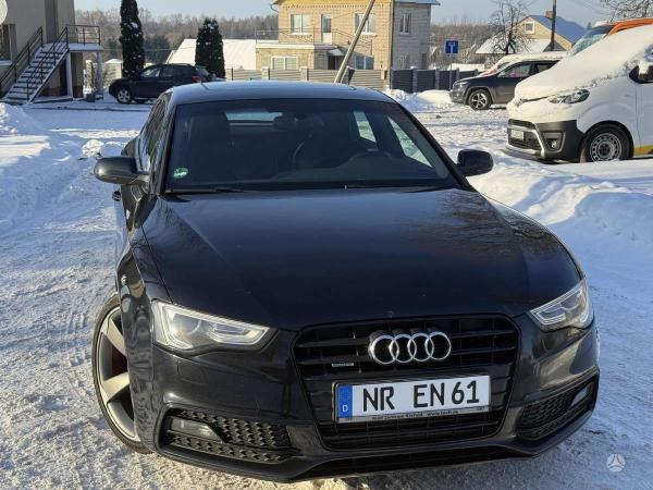 Black Audi A5 2014 in Raseiniai, with an engine capacity of 3.00 L and mileage of 274 thousand km for 9700 €, photo 5 on AUTOMOTO.COM.LV