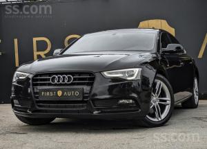 Black Audi A5 2014 in Tukums, with an engine capacity of 2.00 L and mileage of 242 thousand km for 10700 €, photo 3 on AUTOMOTO.COM.LV