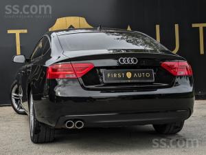 Black Audi A5 2014 in Tukums, with an engine capacity of 2.00 L and mileage of 242 thousand km for 10700 €, photo 4 on AUTOMOTO.COM.LV