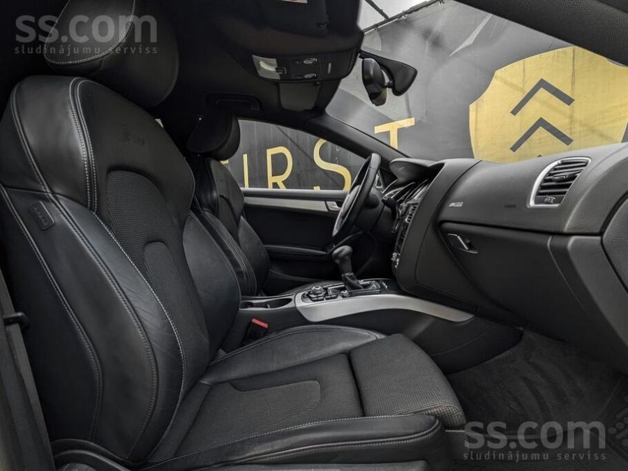 Black Audi A5 2014 in Tukums, with an engine capacity of 2.00 L and mileage of 242 thousand km for 10700 €, photo 7 on AUTOMOTO.COM.LV