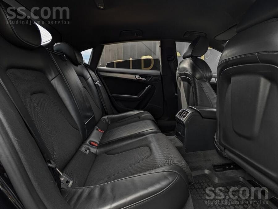 Black Audi A5 2014 in Tukums, with an engine capacity of 2.00 L and mileage of 242 thousand km for 10700 €, photo 8 on AUTOMOTO.COM.LV