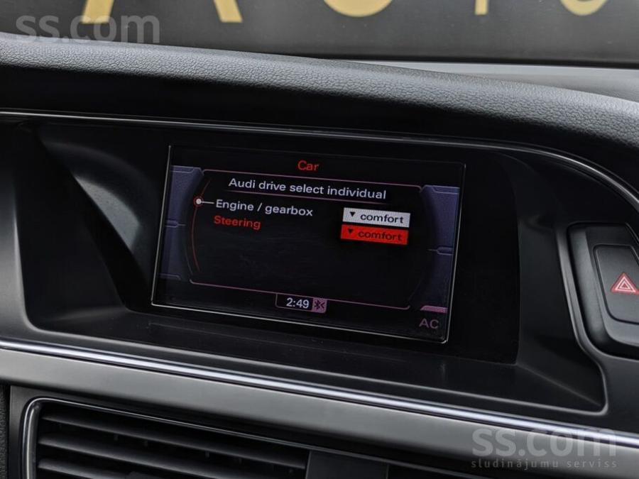 Black Audi A5 2014 in Tukums, with an engine capacity of 2.00 L and mileage of 242 thousand km for 10700 €, photo 14 on AUTOMOTO.COM.LV