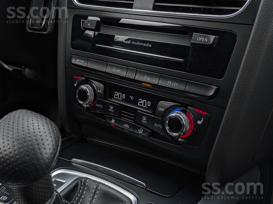 Black Audi A5 2014 in Tukums, with an engine capacity of 2.00 L and mileage of 242 thousand km for 10700 €, photo 16 on AUTOMOTO.COM.LV