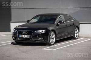 Black Audi A5 2014 in Riga, with an engine capacity of 3.00 L and mileage of 0 thousand km for 11990 €, photo  on AUTOMOTO.COM.LV