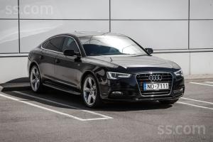 Black Audi A5 2014 in Riga, with an engine capacity of 3.00 L and mileage of 0 thousand km for 11990 €, photo 4 on AUTOMOTO.COM.LV