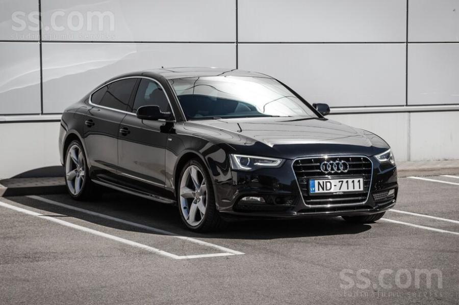 Black Audi A5 2014 in Riga, with an engine capacity of 3.00 L and mileage of 0 thousand km for 11990 €, photo 4 on AUTOMOTO.COM.LV