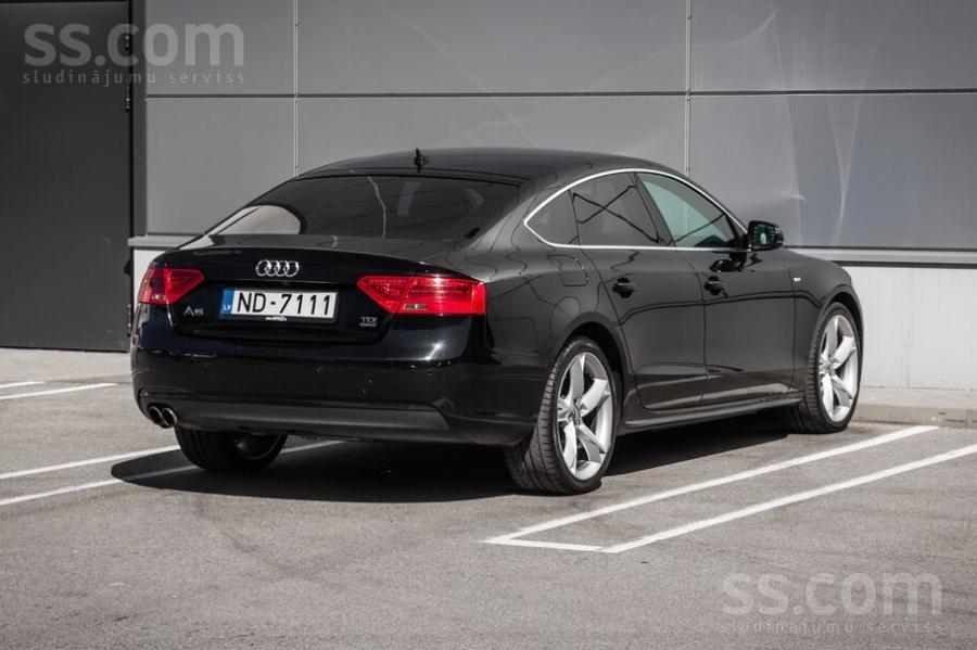 Black Audi A5 2014 in Riga, with an engine capacity of 3.00 L and mileage of 0 thousand km for 11990 €, photo 6 on AUTOMOTO.COM.LV