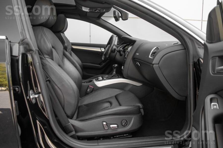 Black Audi A5 2014 in Riga, with an engine capacity of 3.00 L and mileage of 0 thousand km for 11990 €, photo 13 on AUTOMOTO.COM.LV