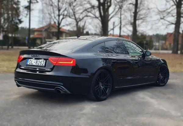 Black Audi A5 2016 in Jelgava, with an engine capacity of 1.80 L and mileage of 254 thousand km for 12650 €, photo 3 on AUTOMOTO.COM.LV