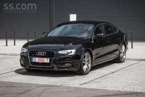 Black Audi A5 2016 in Riga, with an engine capacity of 3.00 L and mileage of 261 thousand km for 12500 €, photo  on AUTOMOTO.COM.LV