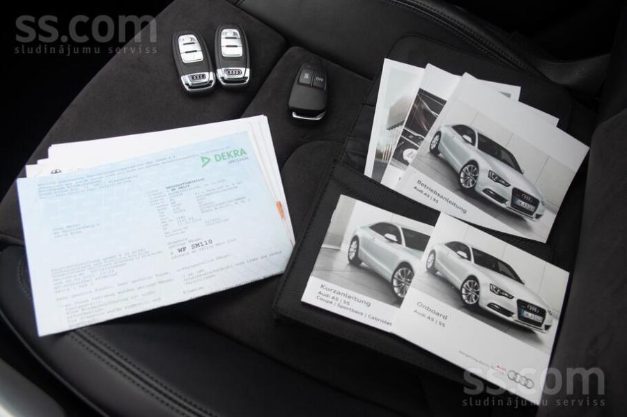 Melns Audi A5 2016 Rīga, ar dzinēja tilpumu 3.00 L un nobraukumu 261 tūkst. km par 12500 €, foto 30 vietnē AUTOMOTO.COM.LV