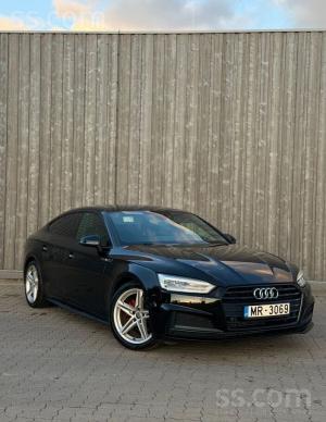 Melns Audi A5 2017 Jelgava, ar dzinēja tilpumu 2.00 L un nobraukumu 129 tūkst. km par 23300 €, foto  vietnē AUTOMOTO.COM.LV
