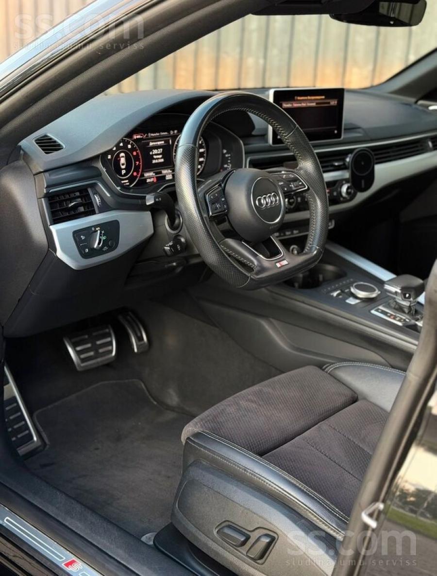 Melns Audi A5 2017 Jelgava, ar dzinēja tilpumu 2.00 L un nobraukumu 129 tūkst. km par 23300 €, foto 7 vietnē AUTOMOTO.COM.LV