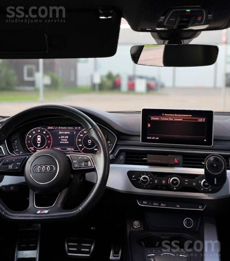 Melns Audi A5 2017 Jelgava, ar dzinēja tilpumu 2.00 L un nobraukumu 129 tūkst. km par 23300 €, foto 8 vietnē AUTOMOTO.COM.LV