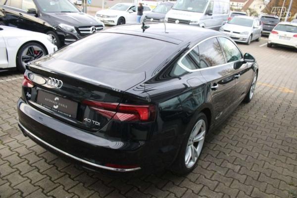 Black Audi A5 2018 in Kaunas, with an engine capacity of 2.00 L and mileage of 94 thousand km for 29538 €, photo 6 on AUTOMOTO.COM.LV