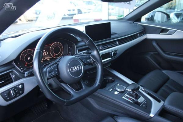 Black Audi A5 2018 in Kaunas, with an engine capacity of 2.00 L and mileage of 94 thousand km for 29538 €, photo 9 on AUTOMOTO.COM.LV