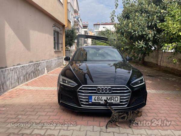 Melns Audi A5 2018 Tallina, ar dzinēja tilpumu 2.00 L un nobraukumu 109 tūkst. km par 23900 €, foto 1 vietnē AUTOMOTO.COM.LV