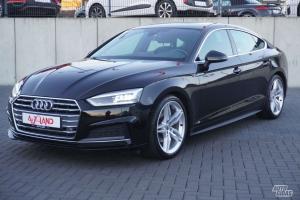 Melns Audi A5 2019 Kauņa, ar dzinēja tilpumu 2.00 L un nobraukumu 68 tūkst. km par 32649 €, foto 2 vietnē AUTOMOTO.COM.LV