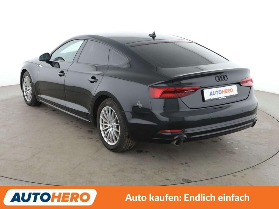Melns Audi A5 2019 Kauņa, ar dzinēja tilpumu 2.00 L un nobraukumu 96 tūkst. km par 27406 €, foto 4 vietnē AUTOMOTO.COM.LV
