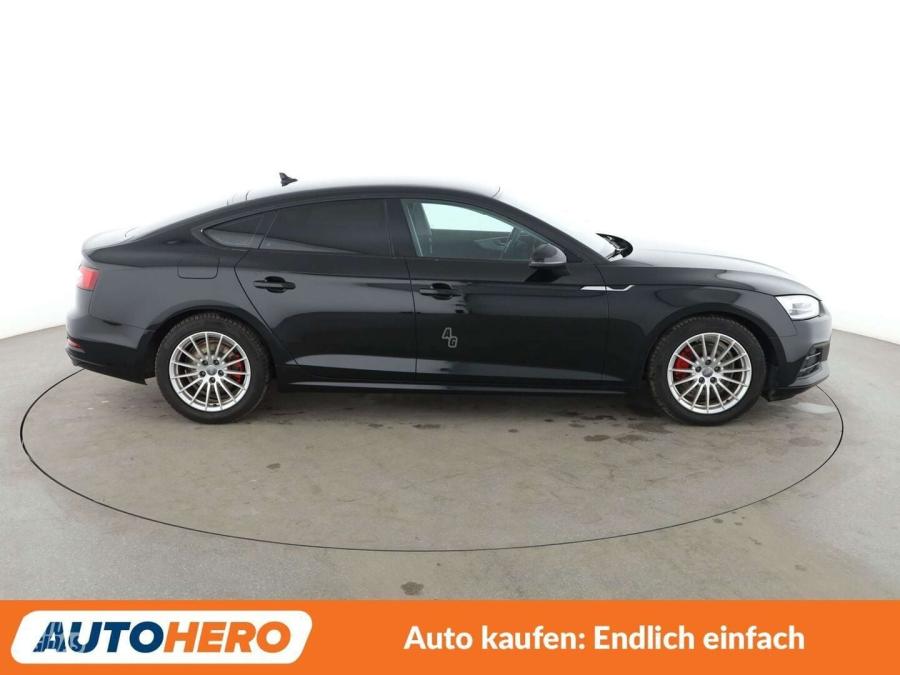Melns Audi A5 2019 Kauņa, ar dzinēja tilpumu 2.00 L un nobraukumu 96 tūkst. km par 27406 €, foto 7 vietnē AUTOMOTO.COM.LV
