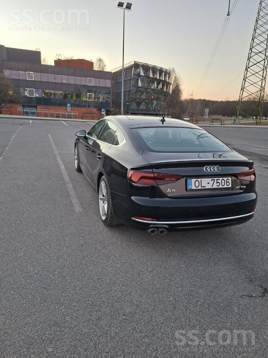 Melns Audi A5 2019 Rīga, ar dzinēja tilpumu 2.00 L un nobraukumu 240 tūkst. km par 16400 €, foto 5 vietnē AUTOMOTO.COM.LV