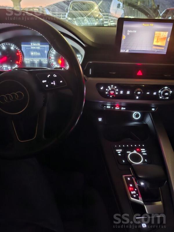 Black Audi A5 2019 in Riga, with an engine capacity of 2.00 L and mileage of 240 thousand km for 16400 €, photo 10 on AUTOMOTO.COM.LV