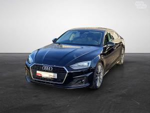 Black Audi A5 2021 in Kaunas, with an engine capacity of 2.00 L and mileage of 77 thousand km for 32638 €, photo 3 on AUTOMOTO.COM.LV