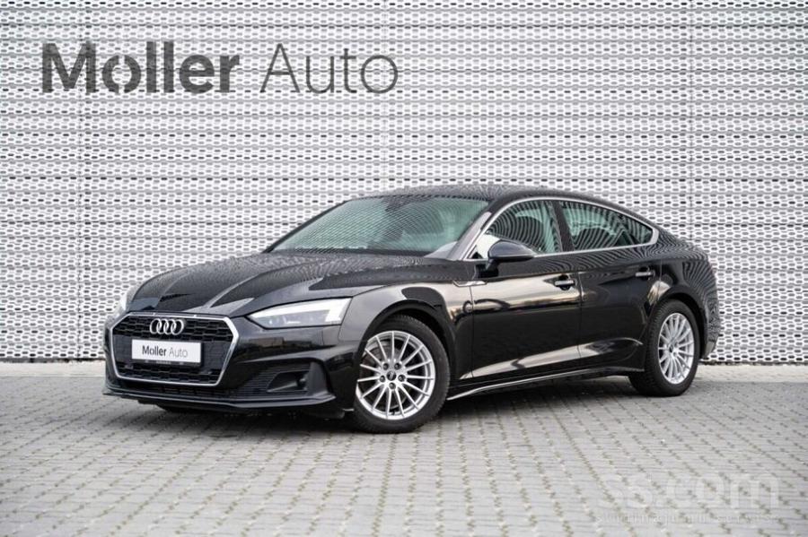 Melns Audi A5 2021 Rīga, ar dzinēja tilpumu 2.00 L un nobraukumu 123 tūkst. km par 27650 €, foto 1 vietnē AUTOMOTO.COM.LV