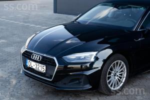 Black Audi A5 2021 in Riga, with an engine capacity of 2.00 L and mileage of 155 thousand km for 20990 €, photo 6 on AUTOMOTO.COM.LV