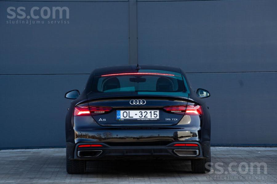 Melns Audi A5 2021 Rīga, ar dzinēja tilpumu 2.00 L un nobraukumu 155 tūkst. km par 19500 €, foto 3 vietnē AUTOMOTO.COM.LV